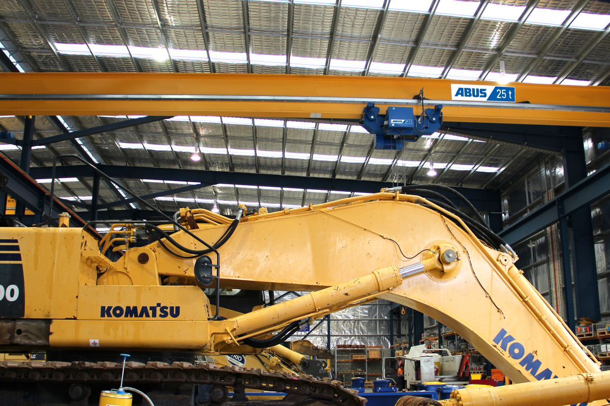 Type U – monorail hoist with twin trolleys | ABUS Kransysteme GmbH
